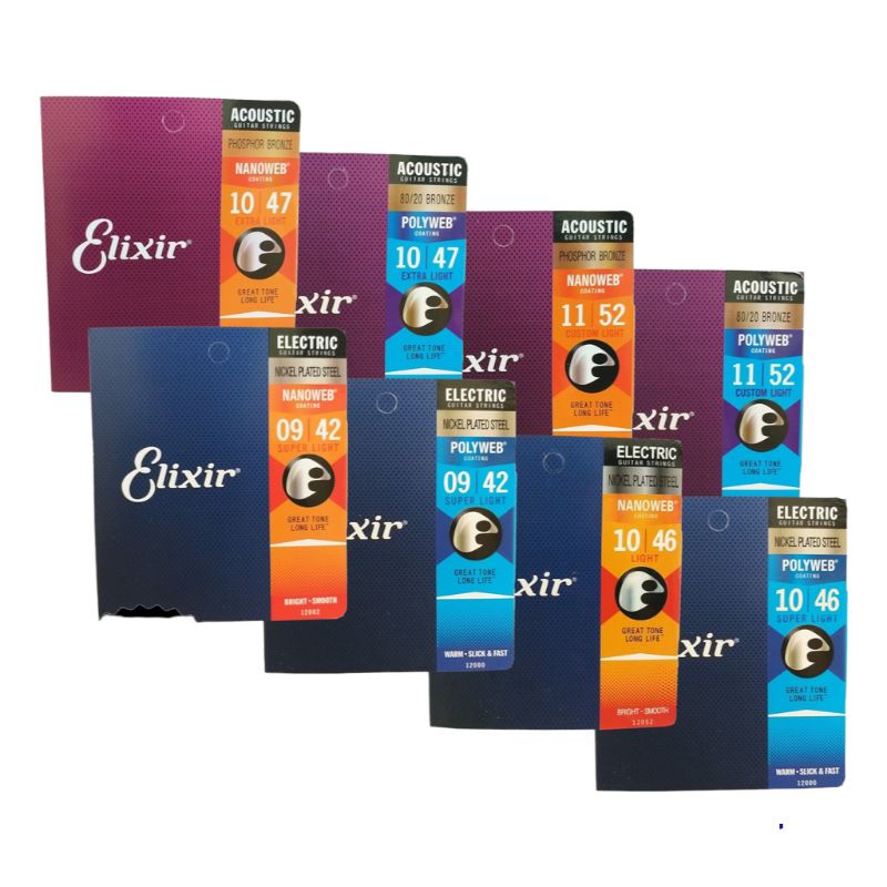 Jual senar elixir packing akustik dan elektrik polyweb//senar elixir ...