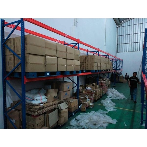 Jual Rak Gudang Besi Baja / Rak Pallet / Racking Import Heavy Duty ...