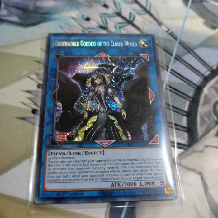 Jual Kartu Yugioh Underworld Goddess Of The Closed World Prismatic ...