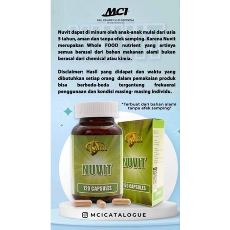 Jual NUVIT MCI ORIGINAL | Shopee Indonesia