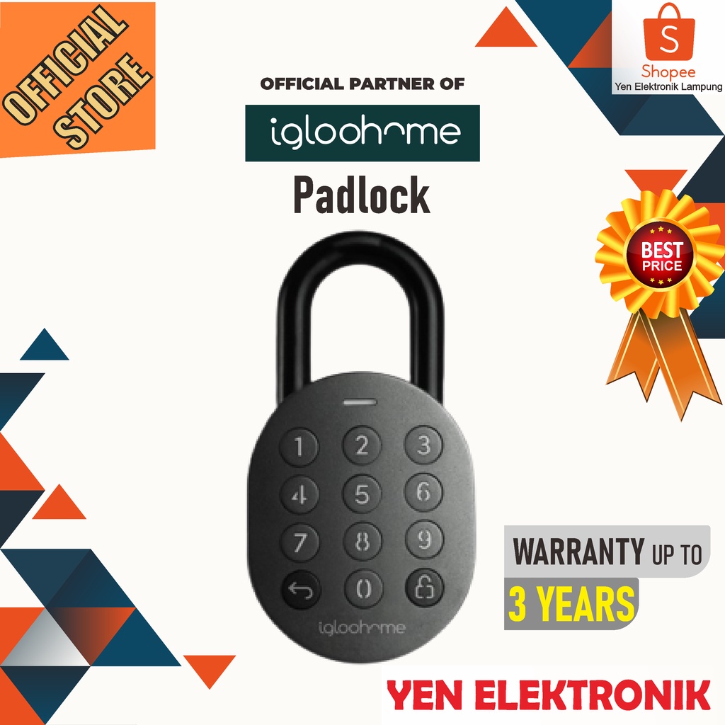 Jual Igloohome Smart Padlock - Gembok Digital , Gembok Pintar, Gembok ...