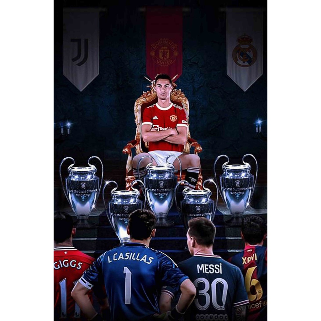Jual Poster CR7 | Cristiano Ronaldo | Poster MU | Manchester United (19 ...