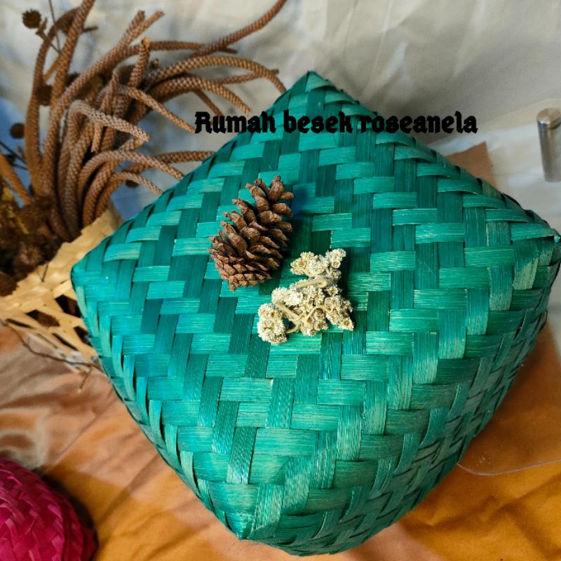Jual Besek Warna 20x20 Besek Cantik | Shopee Indonesia