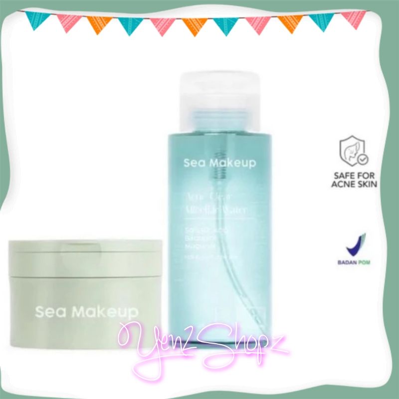 Jual SEA MAKEUP ACNE BUTTER CLEANSING BALM 100ml DAN ACNE CLEAR ...