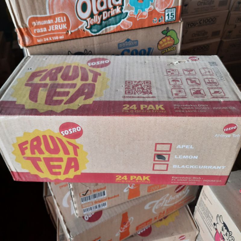 Jual FRUIT TEA KOTAK 250ML 1 DUS ISI 24 PACK | Shopee Indonesia