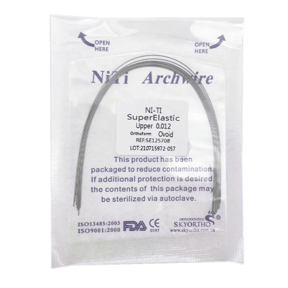 Jual 10 PCS KAWAT BEHEL NITI UKURAN 012 ATAS BAWAH / Kawat Gigi Niti ...
