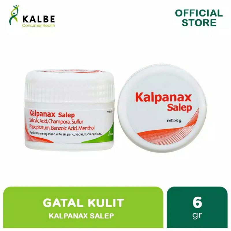Jual Kalpanax Salep POT 6 Gram Obat Gatal Jamur Kulit Panu Kadas Kurap ...
