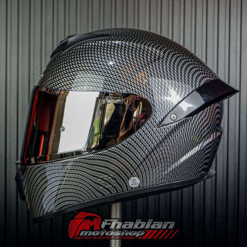 Jual HELM SNAIL FFS2 GRAFIK CARBON Glossy | Shopee Indonesia