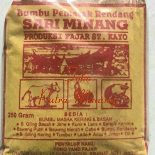 Jual Bumbu Rendang SARI MINANG 1000 gram | Shopee Indonesia