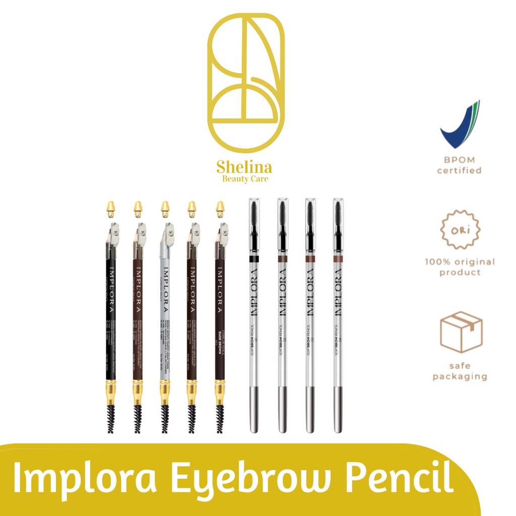 Jual Implora Eyebrow Pencil Softbrow Warna Lengkap | Shopee Indonesia