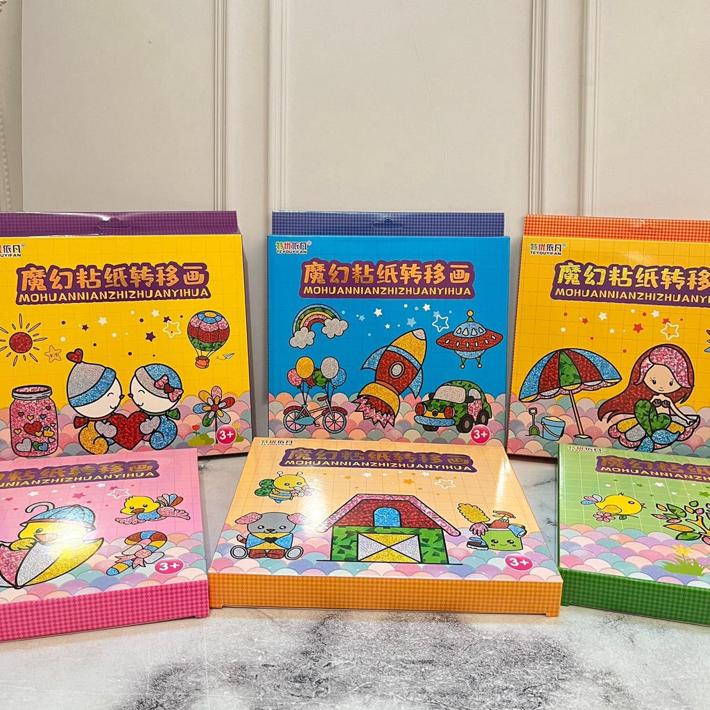 Jual Papercraft Book 15 Lembar Kertas Glitter + 8 Kertas Gambar + 1 ...