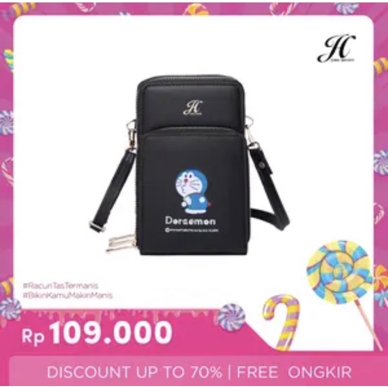 Jual PROMO TAHUN BARU JIMS HONEY TAS WANITA DORAEMON MINI BAG (FREE EXCLUSIVE BOX) | Shopee ...