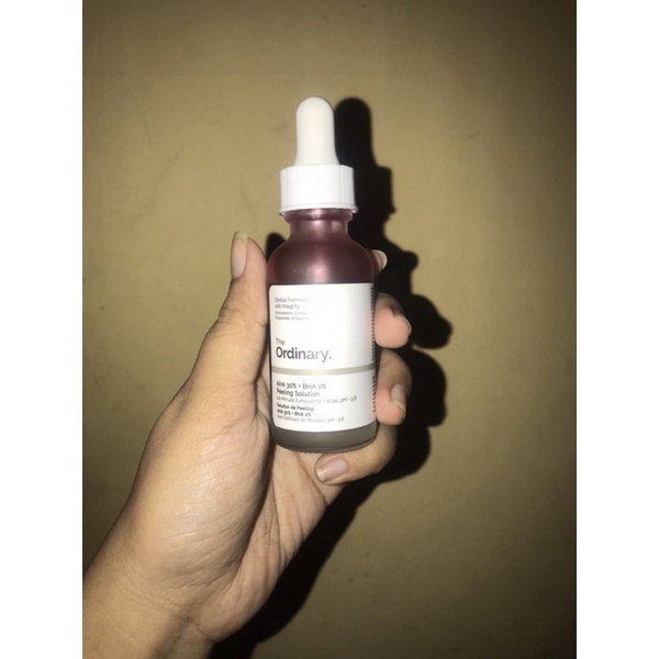 Jual The Ordinary peeling solution aha 30% bha 2% preloved | Shopee ...