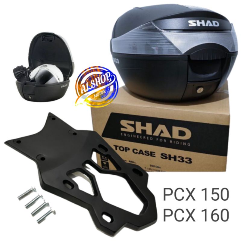 Jual PAKETAN BOX SHAD SH33 SH 33 DAN BREKET BOX MOTOR HONDA PCX 150 PCX ...