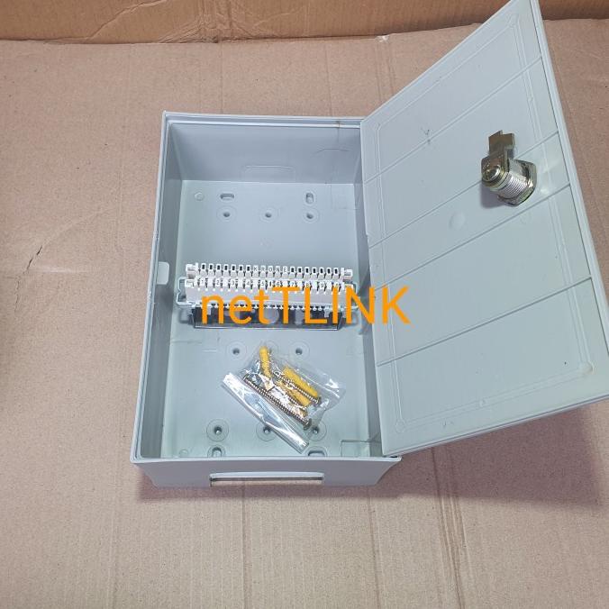 Jual Box MDF telepon 10 pair / terminal box mdf fiber 10 pair +LSA ...