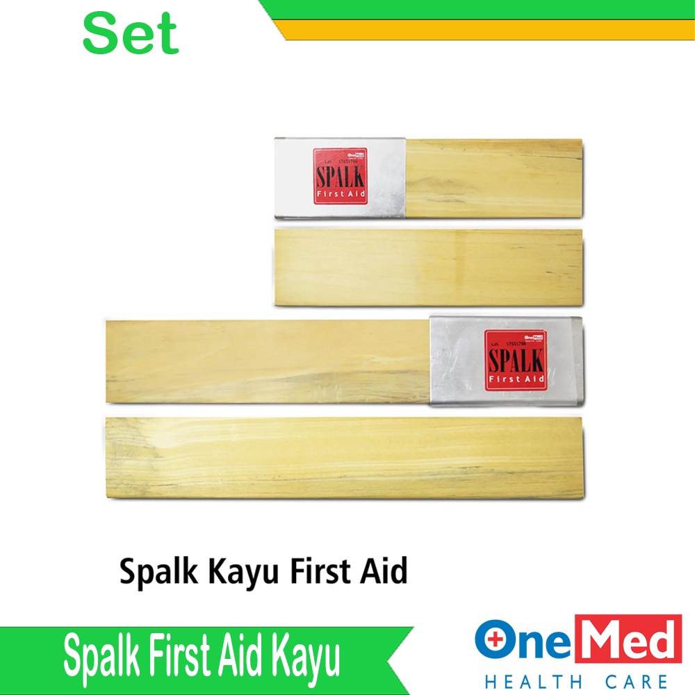 Jual Alkes Pasar Pramuka Spalk First Aid Kayu OneMed | Shopee Indonesia