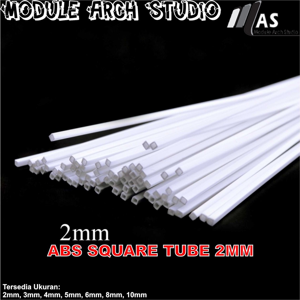 Jual ABS Square Tube - Maket Pipa Kotak - Stick Plastik Kotak | Shopee ...