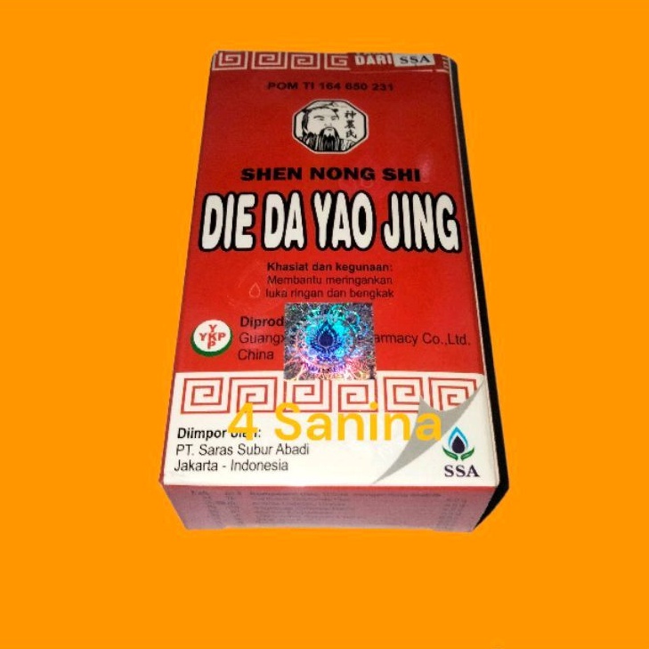 Jual DIE DA YAO JING 30 CC SSA / BETADIN CINA | Shopee Indonesia