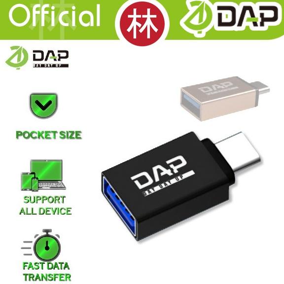 Jual DAP OTG1-C Adapter Converter OTG USB 3.0 to Type-C 2.4A Original ...