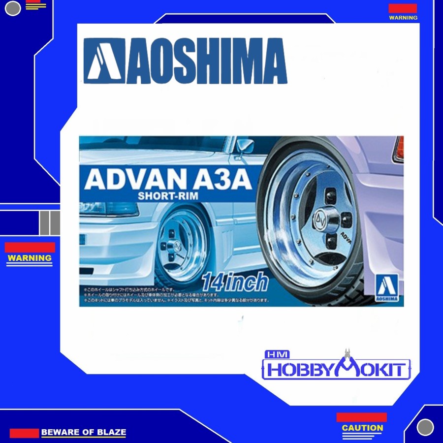 Jual AOSHIMA 1/24 ADVAN A3A SHORT-RIM 14inch | Shopee Indonesia