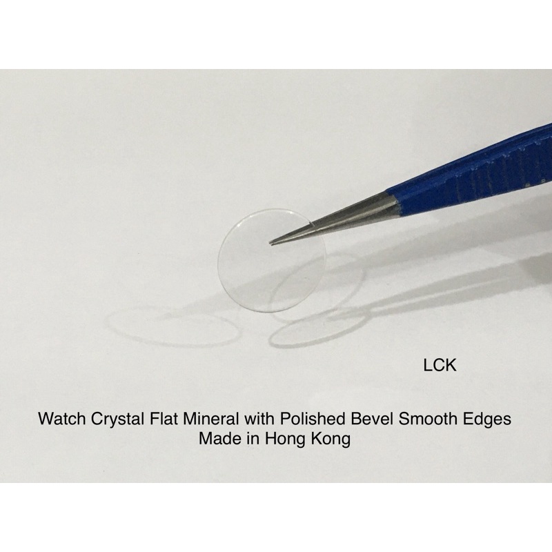 Jual Watch Crystal Flat Mineral with Polished Bevel Smooth Edges Sizes ...