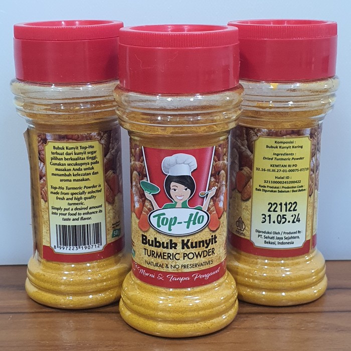 Jual TOPHO BUBUK KUNYIT / TURMERIC POWDER 50g | Shopee Indonesia