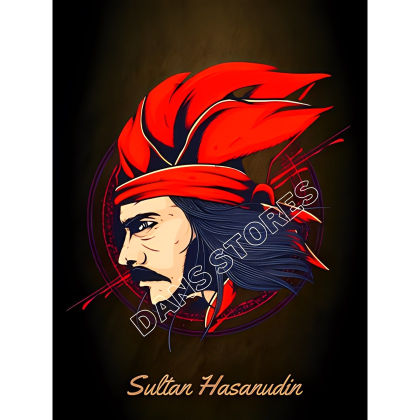 Jual Poster Sultan Hasanudin Hiasan Dinding Untuk Pajangan atau Wall ...