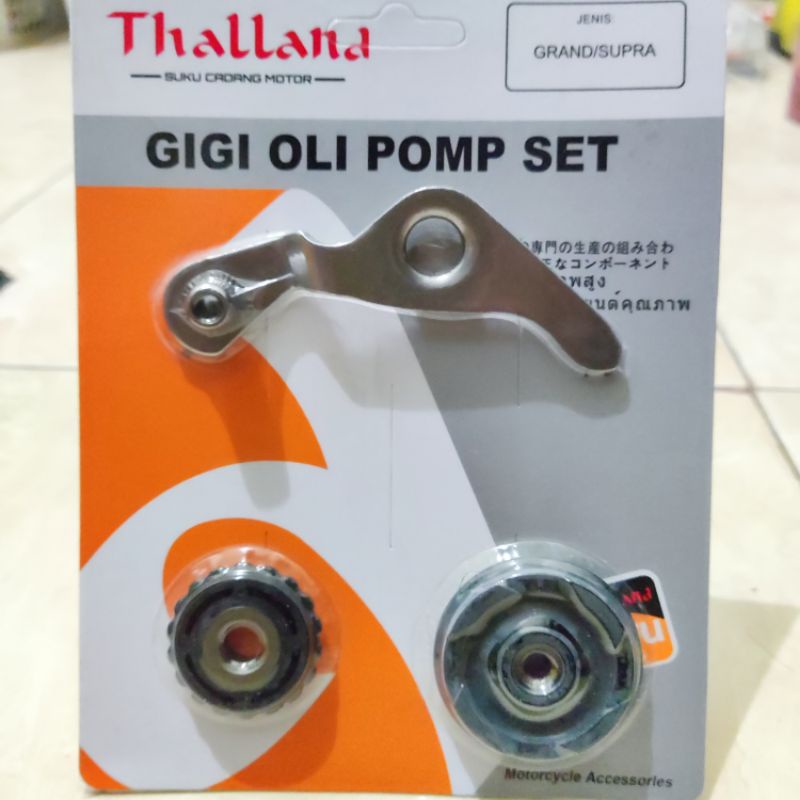 Jual Gigi Oli Pomp Set Honda Grand Prima Star Supra Thalland Karet Rol ...