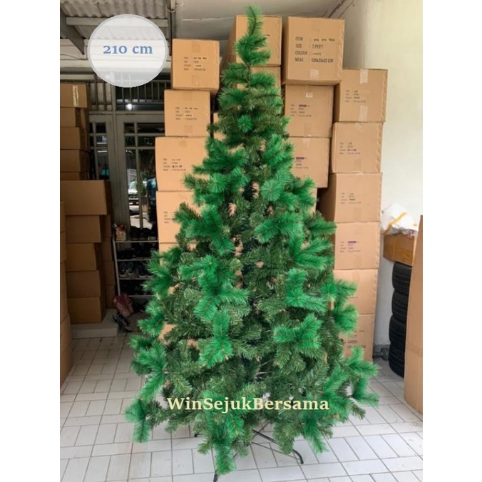 Jual [BISA COD] Pohon Natal 2,1 m /Pohon Natal 210 cm / Pohon Natal 7 ...