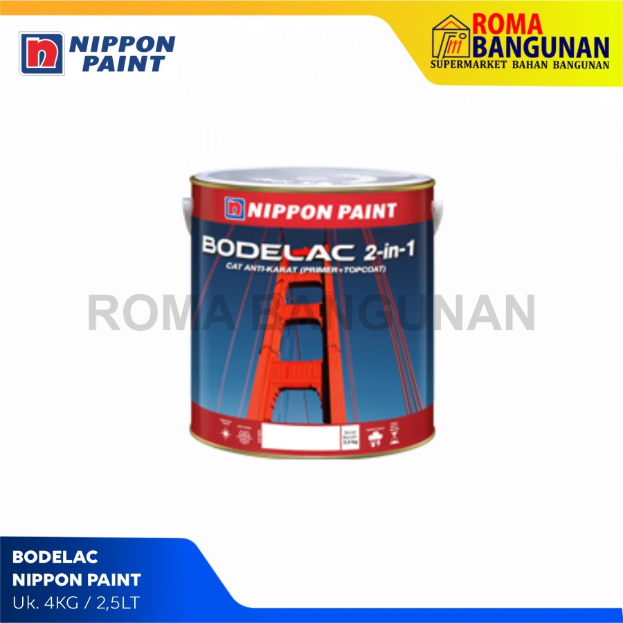 Jual Nippon Cat Besi & Kayu Bodelac 2 IN 1 / Cat Anti Karat 2.5Ltr ...
