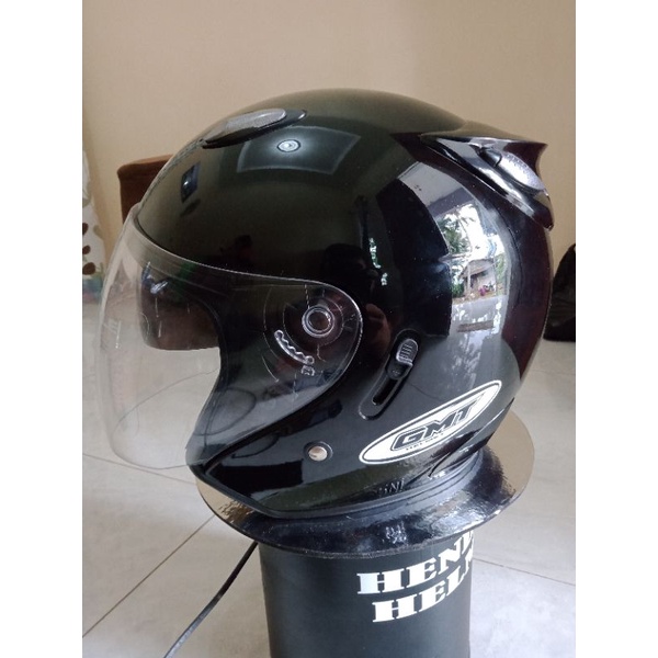 Jual helm centro GMT hitam double visor | Shopee Indonesia