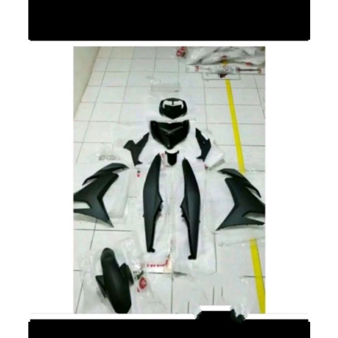 Jual Cover body halus mx king 150 full set biru original Yamaha ...
