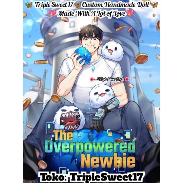 Jual Ther Overpowered Newbie Popoi Handmade by Triple Sweet 17 TripleSweet17 Gojo Satoru Cat ...
