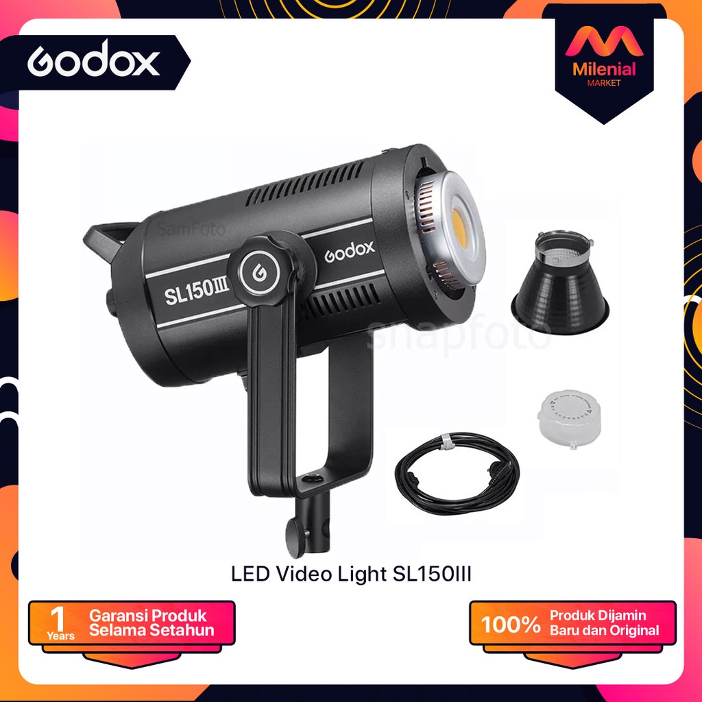 Jual Led Godox SL150 III SL-150 III 5600K 150W Bowens Mount SL150iii ...