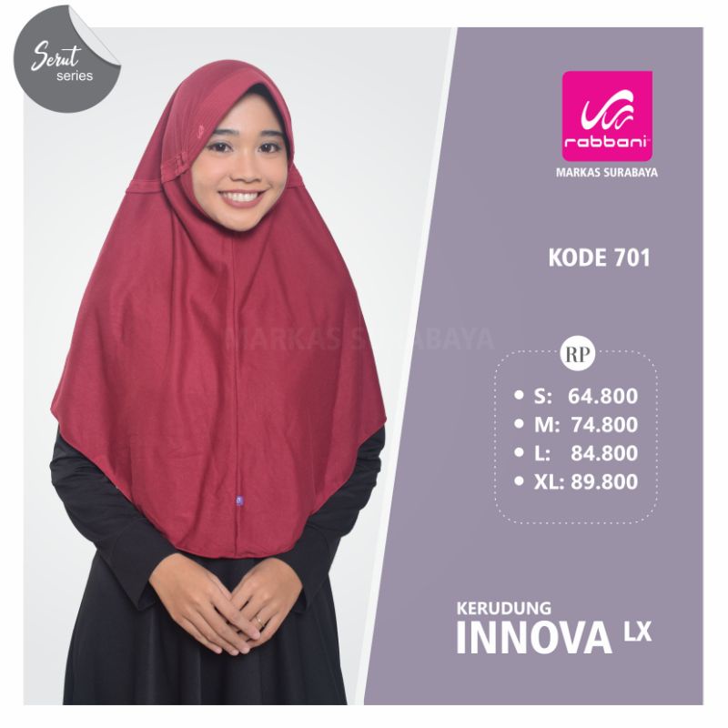 Jual (BEST SELLER!) KERUDUNG JILBAB INSTAN RABBANI ORIGINAL INNOVA LX PART 1 PITA DALAM | Shopee ...