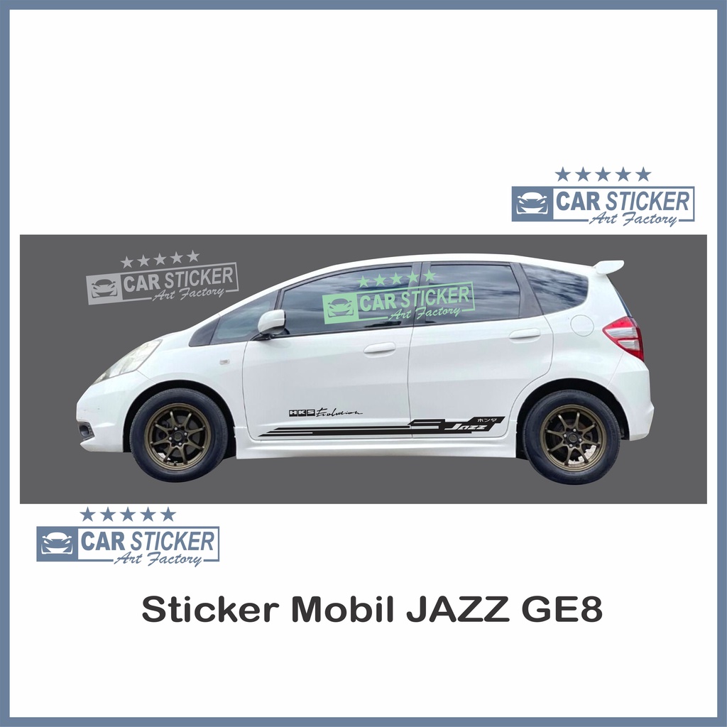 Jual JAZZGE801 sticker mobil honda jazz ge8 sticker honda jazz 2008 ...