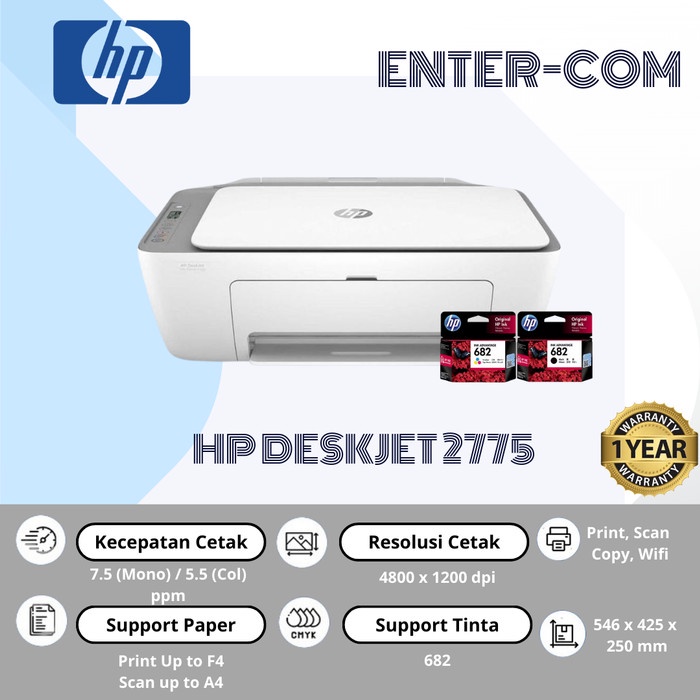 Jual Printer Hp Deskjet Ink Advantage 2775 All In One (Print, Scan ...