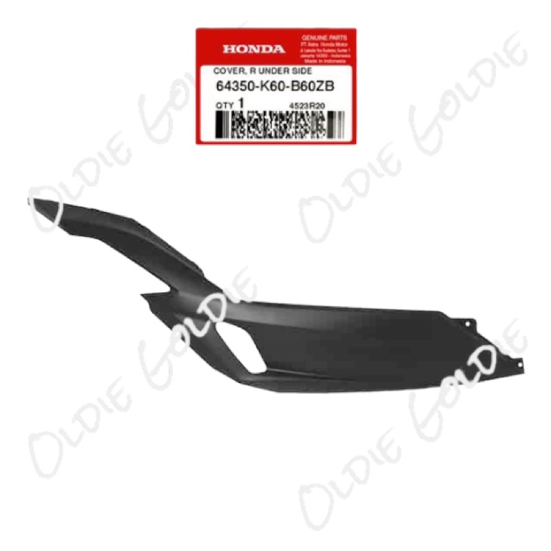 Jual 64350-K60-B60ZB Cover R Under Side Cover Dek Lantai Bawah Kanan ...