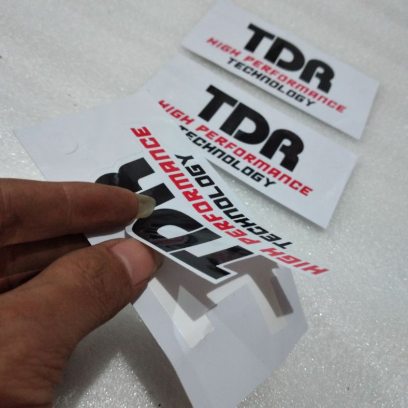Jual Sticker TDR High Performance princut panjang 7cm x tinggi 4cm ...