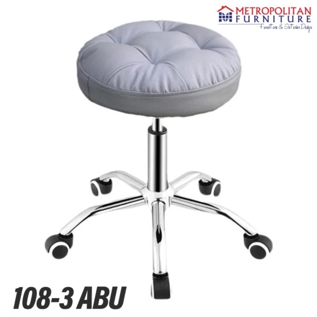Jual Mee Do Kursi Salon Hidrolik Bulat Roda Barstool Hydraulic Bangku ...