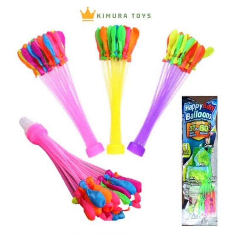 Jual Mainan Balon Air isi 37pcs water ballon | Shopee Indonesia