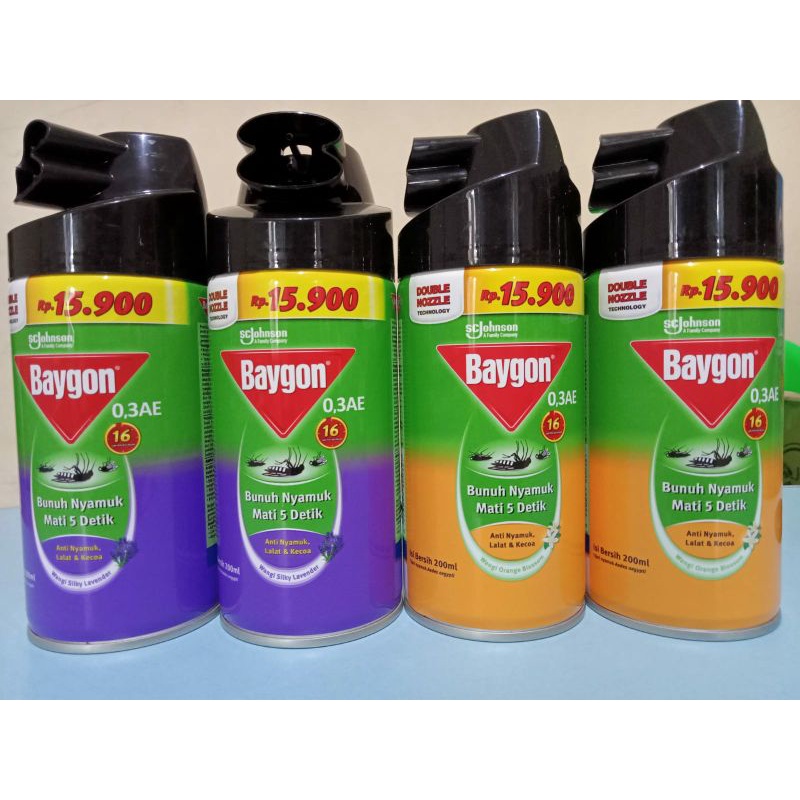 Jual Baygon Aerosol Double 200ML Baygon Pembasmi Serangga | Shopee ...