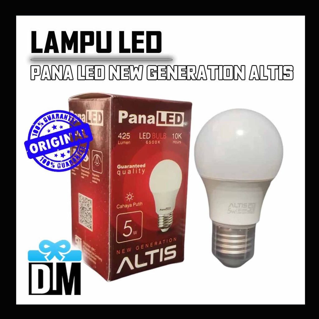 Jual Bohlam Bulb Lampu Led 100% Putih Super Terang Original PanaLed ...