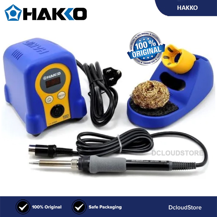 Jual SOLDER STATION HAKKO FX888D 70W IRON SOLDERING KIT ORIGINAL ...