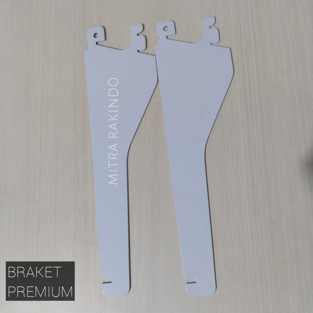 Jual BRACKET PREMIUM MURAH / BRAKET SHELVING RAK MINIMARKET MURAH 30 CM ...