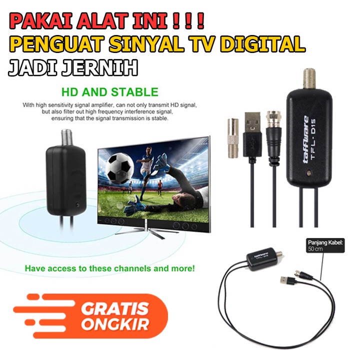 Jual ALAT PENGUAT TV DIGITAL ANTENA TV AMPLIFIER BOOSTER DVB-T2 - TFL ...