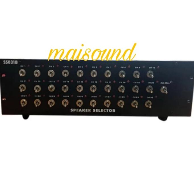 Jual SPEAKER SELECTOR 30 CHANNEL SELEKTOR SPEAKER 30CHANNEL SS031B SS ...