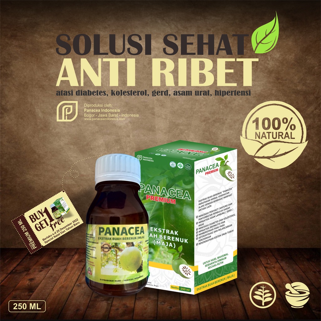 Jual PANACEA PREMIUM ~ Herbal Alami Menyehatkan Organ Dalam Anda ~ BONUS MAJA DRINK 250ML ...