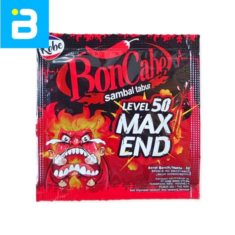 Jual BonCabe Sambal Tabur Level 50 Max End 3 G | Shopee Indonesia
