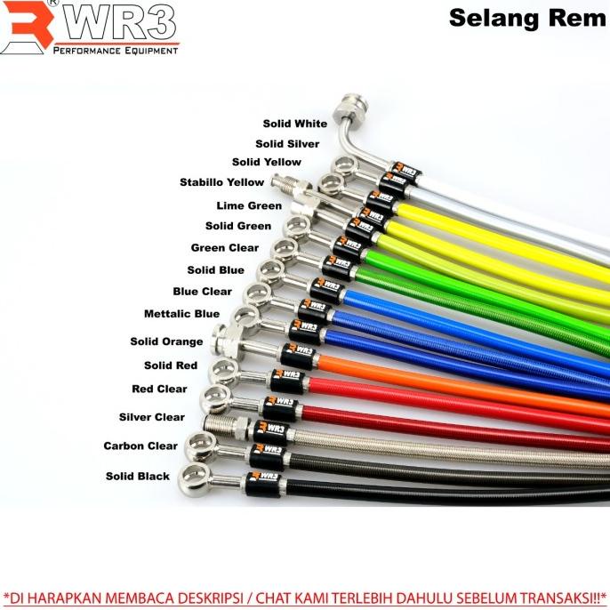 Jual Selang Rem WR3 Yamaha Xmax 250 ABS / Kawasaki Vulcan 650 ABS ...